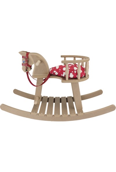 Okutan Hobi Montessori Ahşap Sallanan At