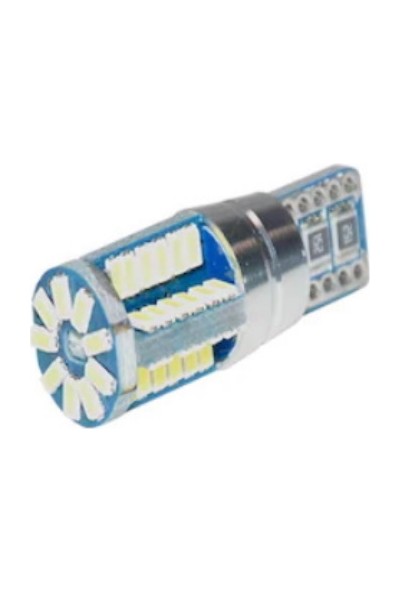Canbus Dipsiz Beyaz LED Ampul 12V-24V T10 57 LED Canbus 2 Adet Canbus Dipsiz Beyaz LED Ampul 12V-24V T10 57 LED Canbus 2 Adet