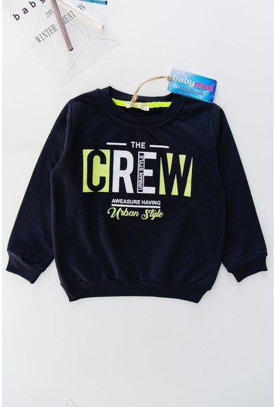 Babymod Crew Baskılı Erkek Çocuk Sweat