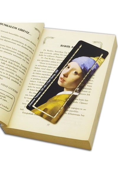 Istisna Ünlü Tablolar Kitap Ayracı- Inci Küpeli Kız Istisna Ünlü Tablolar Kitap Ayracı- Inci Küpeli Kız