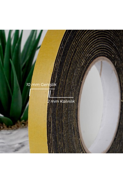 Kapı Pencere Bantı / Kapı Pencere Yalıtım Süngeri Epdm-2*15 Kapı Pencere Yalıtım Süngeri