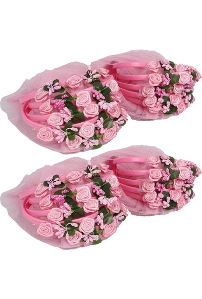 Kına Atölyesi 20 Adet Kına Nedime Tacı Çiçekli