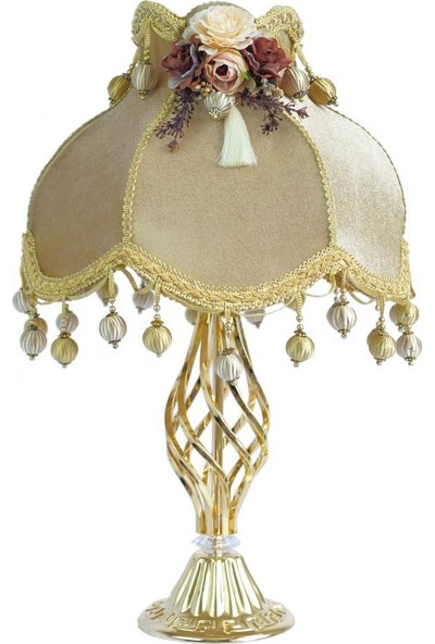 Omni Design AB0008 Dekoratif Abajur Gece Lambası Gold Omni Design AB0008 Dekoratif Abajur Gece Lambası Gold