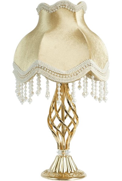 Omni Design AB0009 Dekoratif Abajur Gece Lambası Gold Omni Design AB0009 Dekoratif Abajur Gece Lambası Gold