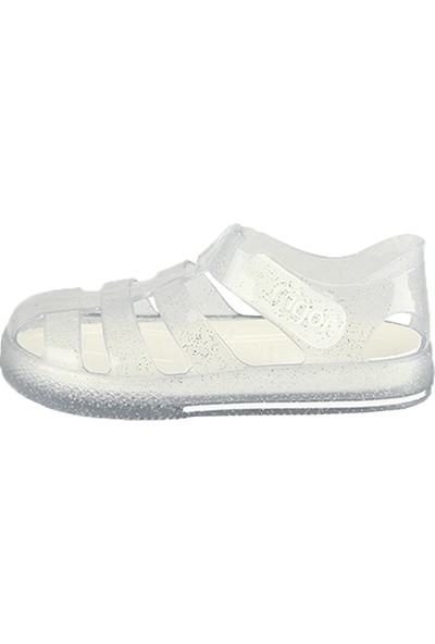 Igor Beyaz Erkek Çocuk Sandalet S10265 Star Glıtter Igor 209-CR. Purpurina Transparente 20-23 Igor Beyaz Erkek Çocuk Sandalet S10265 Star Glıtter Igor 209-CR. Purpurina Transparente 20-23