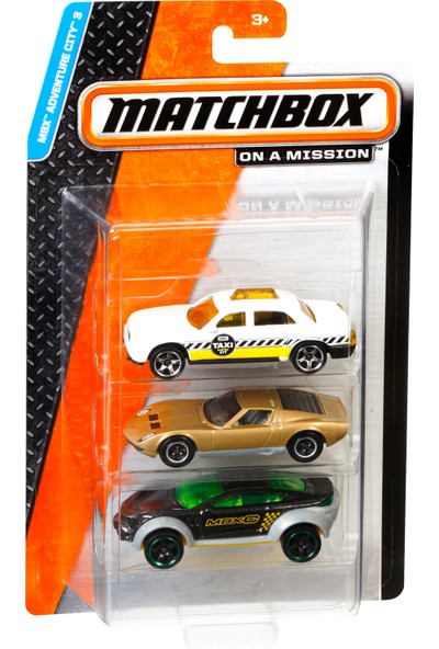 Matchbox Üçlü Araba Seti, 1:64 Ölçek, 3 Yaş ve Üzeri Çocuklar İçin C3713 Matchbox Üçlü Araba Seti, 1:64 Ölçek, 3 Yaş ve Üzeri Çocuklar İçin C3713