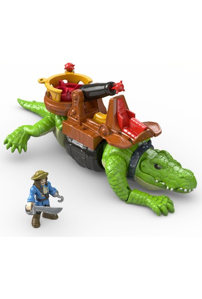 Imaginext Yürüyen Timsah ve Korsan Hook, Timsah, Eli Kancalı Kaptan Hook Figürü, 2 Top ve Hazine Dahil DHH63 Imaginext Yürüyen Timsah ve Korsan Hook, Timsah, Eli Kancalı Kaptan Hook Figürü, 2 Top ve Hazine Dahil DHH63