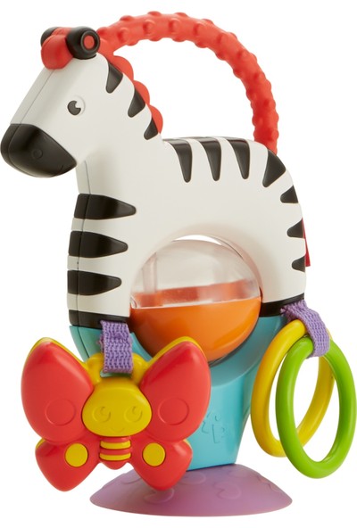 Fisher-Price Sevimli Zebra Mama Koltuğu Oyuncağı, Renkli, Çıngıraklı FGJ11 Fisher-Price Sevimli Zebra Mama Koltuğu Oyuncağı, Renkli, Çıngıraklı FGJ11