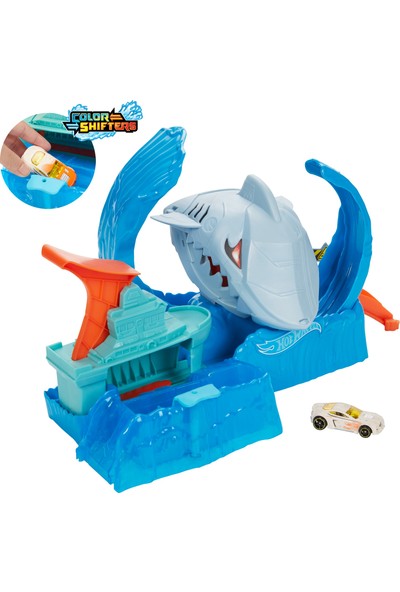Hot Wheels Robotik Köpek Balığı Renk Değiştiren Oyun Seti, 3 Yaş ve Üzeri Çocuklar İçin GJL12 Hot Wheels Robotik Köpek Balığı Renk Değiştiren Oyun Seti, 3 Yaş ve Üzeri Çocuklar İçin GJL12