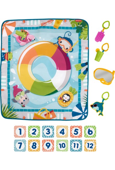 Fisher-Price Havuz Keyfi Oyun Minderi Oyuncaklı Oyun Halısı Grr44 Fisher-Price Havuz Keyfi Oyun Minderi Oyuncaklı Oyun Halısı Grr44