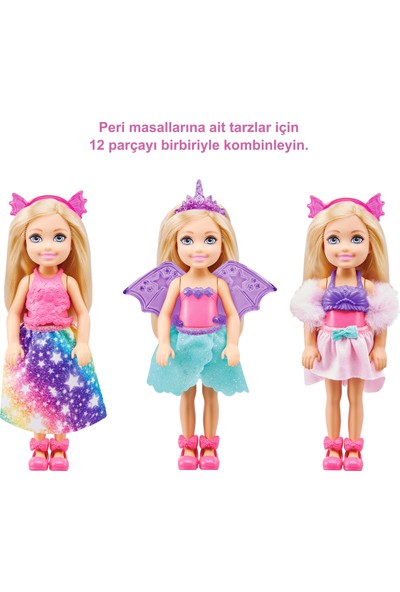 Barbie Dreamtopia Chelsea Ve Kostümleri Oyun Seti 3-7 Yaş Arası Kızlar İçin Gtf40 Barbie Dreamtopia Chelsea Ve Kostümleri Oyun Seti 3-7 Yaş Arası Kızlar İçin Gtf40