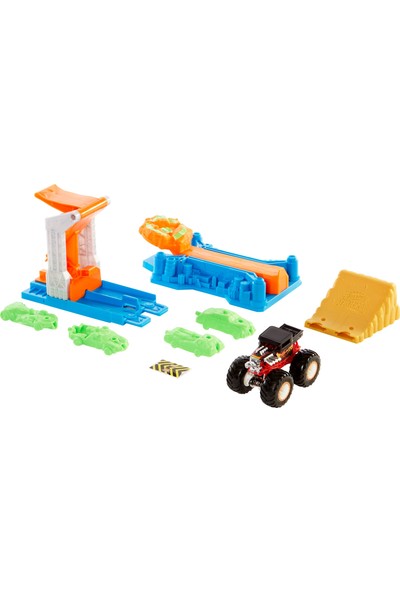 Hot Wheels Monster Trucks Fırlat Ve Çarpış Oyun Seti 4 Adet Ezilmiş Arabayla 1 Adet 1:64 Ölçekli Monster Truck İçerir 4-8 Yaş Gvk08 Hot Wheels Monster Trucks Fırlat Ve Çarpış Oyun Seti 4 Adet Ezilmiş Arabayla 1 Adet 1:64 Ölçekli Monster Truck İçerir 4-8 Yaş Gvk08