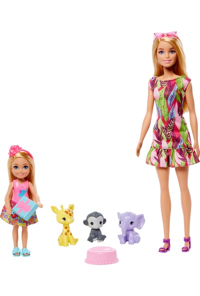 Barbie ve Chelsea Kayıp Doğum Günü Doğumgünü Oyun Seti Hayvan Figürleri ve Aksesuarları ile 3-7 Yaş Arası Kızlar İçin GTM82 Barbie ve Chelsea Kayıp Doğum Günü Doğumgünü Oyun Seti Hayvan Figürleri ve Aksesuarları ile 3-7 Yaş Arası Kızlar İçin GTM82