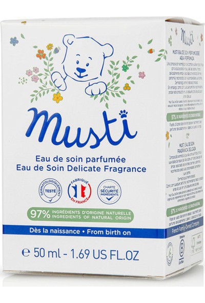 Mustela Musti Eau De Soin 50 ml Alkolsüz Bebek Parfümü