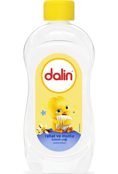 Dalin Rahat ve Mutlu Vanilya Kokulu Bebek Yağı 200 ml