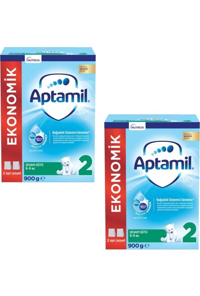 Aptamil Pronutra 2 Devam Sütü 900 gr 2 Adet Aptamil Pronutra 2 Devam Sütü 900 gr 2 Adet