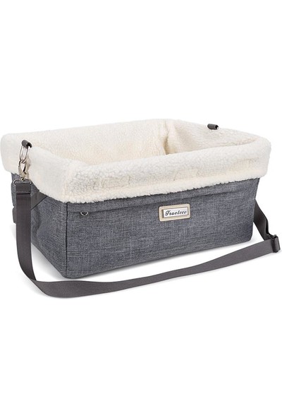 True Love Yüksek Kalite Yumuşak Şerpa Astarlı Gri Köpek-Kedi Yatağı True Love Yüksek Kalite Yumuşak Şerpa Astarlı Gri Köpek-Kedi Yatağı