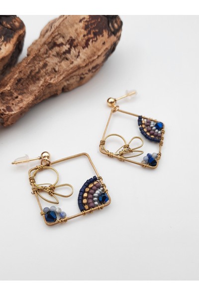 Takıtokacınız El Yapımı Miyuki Boncuk Küpe Takıtokacınız El Yapımı Miyuki Boncuk Küpe