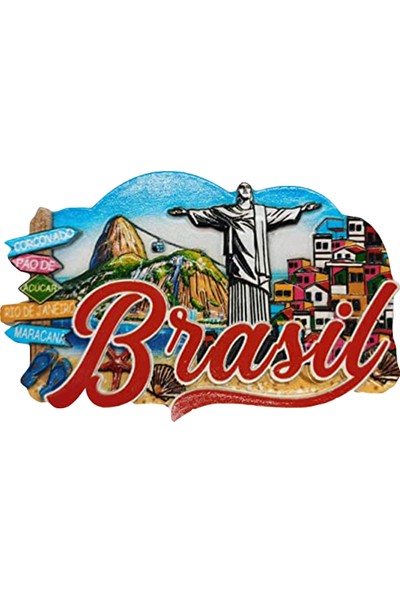 Vera Buzdolabı Magneti Amerika Şehirleri Brezilya