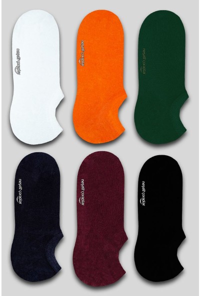 Neşeli Çoraplar 6'lı Görünmez Sneaker Çorap Set