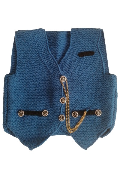 Brn Tasarım Erkek Bebek El Örgüsü Hırka