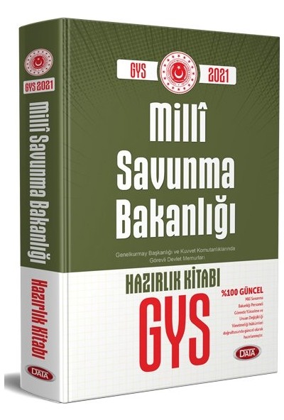 Data Yayınları 2021 Milli Savunma Bakanlığı GYS Konu Anlatımlı Data Yayınları 2021 Milli Savunma Bakanlığı GYS Konu Anlatımlı