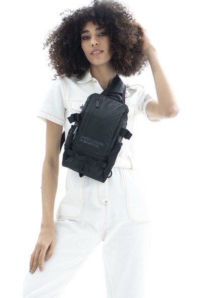 Benetton Kadın Vücut Çantası Siyah BNT416