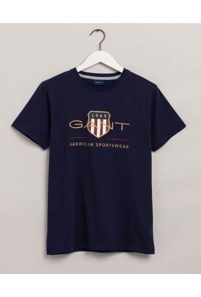 Gant Erkek Lacivert T-Shirt 2003099.433 Gant Erkek Lacivert T-Shirt 2003099.433
