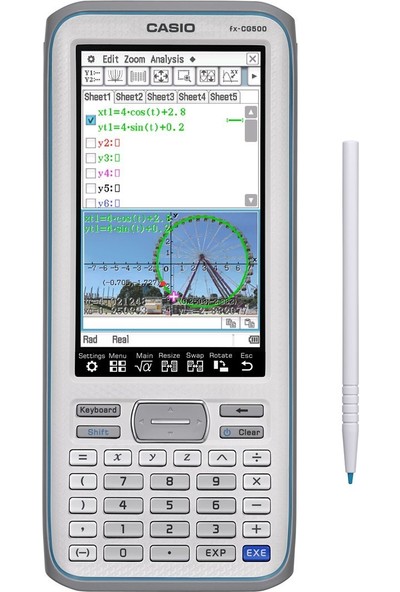 Casio FX-CG500 Dokunmatik Ekranlı Grafik Hesap Makinesi + Stylus (Yurt Dışından) Casio FX-CG500 Dokunmatik Ekranlı Grafik Hesap Makinesi + Stylus (Yurt Dışından)
