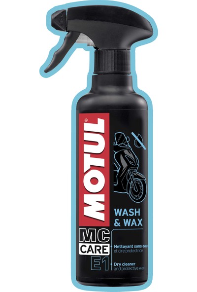 Motul E1 Wash & Wax Susuz Temizleme Cilası