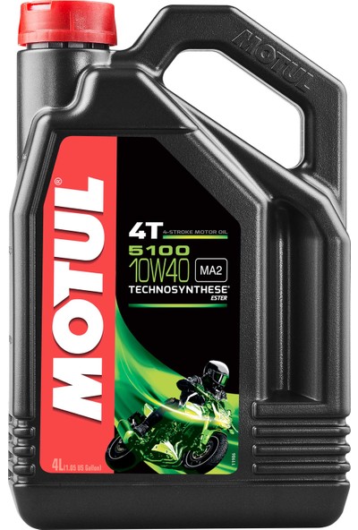 Motul 5100 10W40 Technosynthese Motosiklet Yağı (4 Lt.) Motul 5100 10W40 Technosynthese Motosiklet Yağı (4 Lt.)