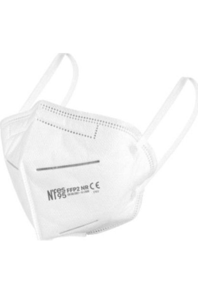 F95 5 Katlı Premium Medikal Maske 10 Paket 100 Adet Beyaz
