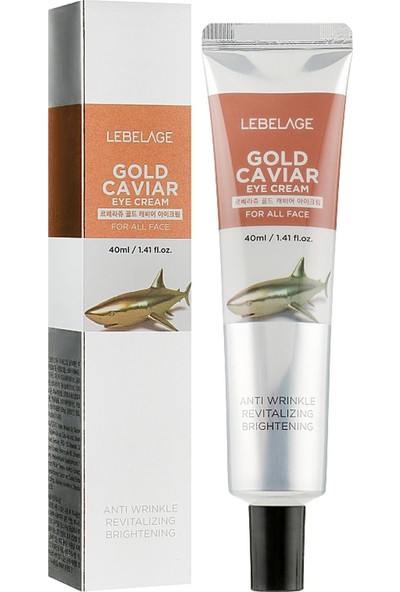 Lebelage Aydınlatıcı ve Kırışıklık Karşıtı Altın ve Havyar Özü Göz Çevresi Lebelage Aydınlatıcı ve Kırışıklık Karşıtı Altın ve Havyar Özü Göz Çevresi