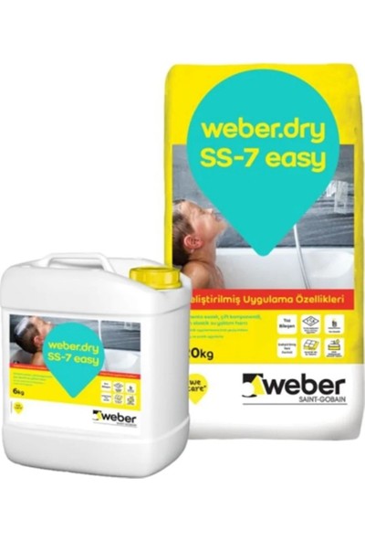 Weber Dry Easy Ss-7 Set(Su Yalıtım Izolasyon) Weber Dry Easy Ss-7 Set(Su Yalıtım Izolasyon)