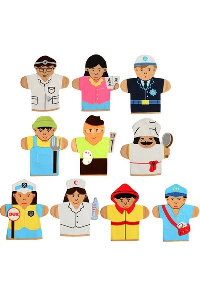 Oscar Meslekler Kukla Seti (10 Lu) Oscar Meslekler Kukla Seti (10 Lu)