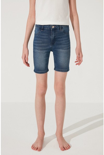 Penti Denım Blue Teen Bermuda Tayt Penti Denım Blue Teen Bermuda Tayt