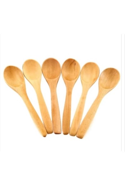 Ne Alırsan Ucuz Ahşap Küçük Tahta Kaşık 6 Adet 17 cm Ne Alırsan Ucuz Ahşap Küçük Tahta Kaşık 6 Adet 17 cm
