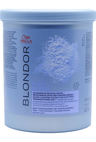Wella Blondor Multi Blonde Professional Toz Saç Açıcı Wella Blondor Multi Blonde Professional Toz Saç Açıcı