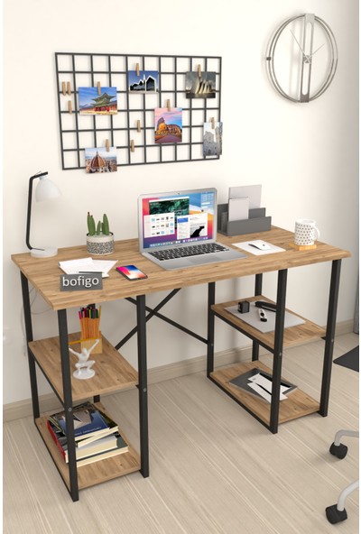 Bofigo 60X120 cm 4 Raflı Çalışma Masası Bilgisayar Masası Ofis Ders Yemek Masası Çam Bofigo 60X120 cm 4 Raflı Çalışma Masası Bilgisayar Masası Ofis Ders Yemek Masası Çam