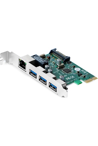 Dark 3x Usb3.0 + Gigabit Lan Pcıe X1 Ağ Kartı