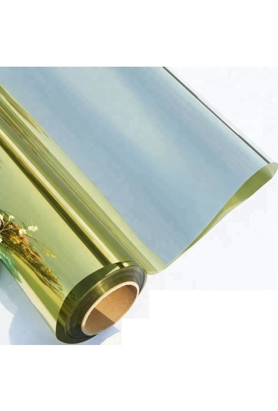Newvario Aynalı-Gold Cam Filmi Amerikan Çizilmez 90 cm x 3 Metre Newvario Aynalı-Gold Cam Filmi Amerikan Çizilmez 90 cm x 3 Metre