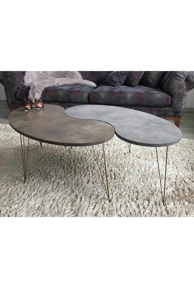 Sarıkaya Mobilya Beans Gold Orta Sehpa Sarıkaya Mobilya Beans Gold Orta Sehpa