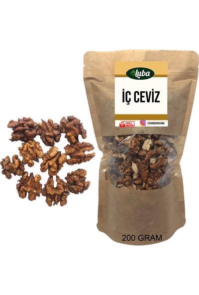 Luba Yerli Iç Ceviz (Yağlı) 200 gr