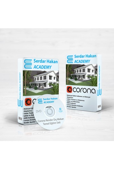 Serdar Hakan Academy 3ds Max 2021 ve Corona Render Dış Mekan Eğitim Seti + Texture Arşivi Serdar Hakan Academy 3ds Max 2021 ve Corona Render Dış Mekan Eğitim Seti + Texture Arşivi