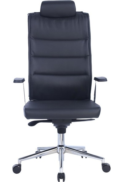 Bürosit File Plus 9 Başlıklı Yönetici Koltuğu - Siyah