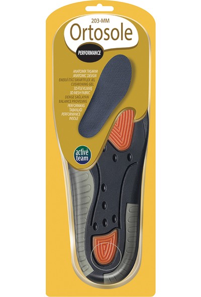 Ortosole Tabanlık - Erkek - Performans