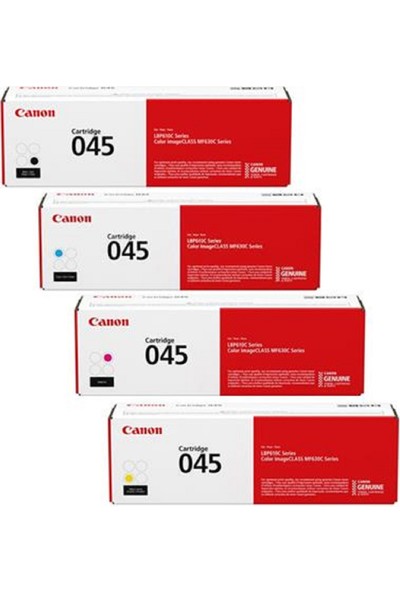 Canon CRG-045 4'lü Set Toner Canon I-Sensys MF-211 - MF-212 - MF-212W Canon CRG-045 4'lü Set Toner Canon I-Sensys MF-211 - MF-212 - MF-212W