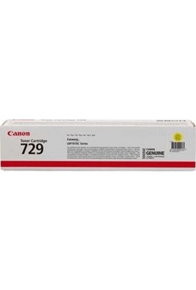 Canon CRG-729 Sarı Toner Canon I-Sensys LBP-7010 - Lbp- 7010C