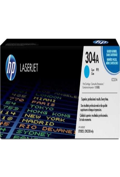 Hp CC-531A 304A Mavi Toner Hp Laserjet CM2320 - CM2320FXİ