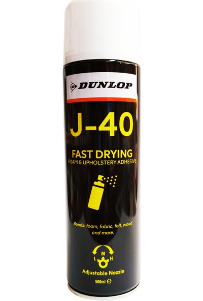 Dunlop J - 40 Aerosol Sprey Yapıştırıcı 500 ml